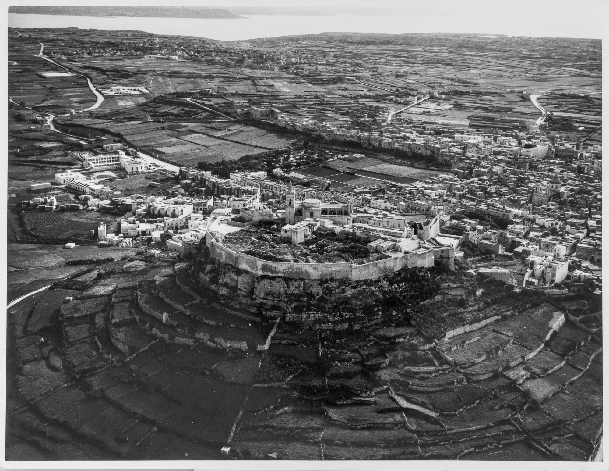 Aerial view of the Citadel | Gozo Album - Journey through Gozo's past